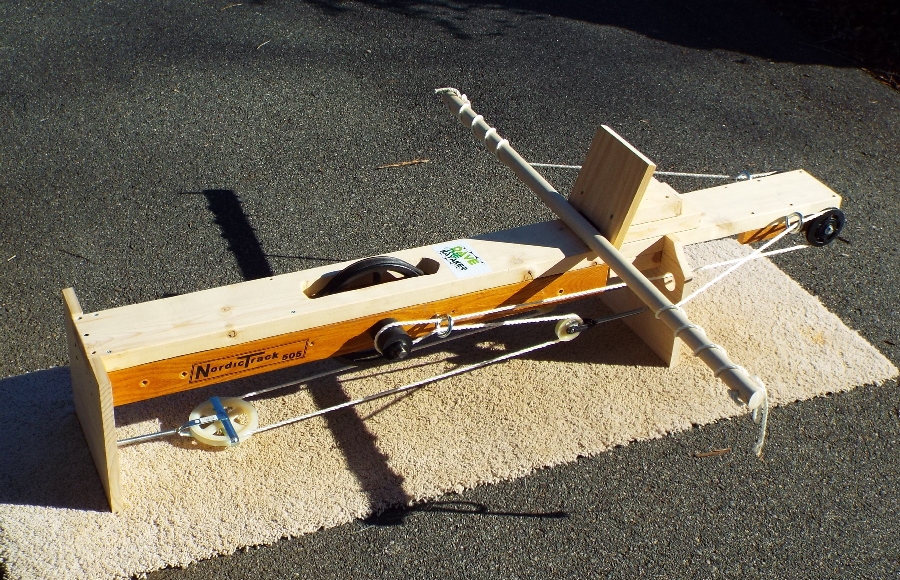 Homemade DIY Kayak Ergometer from Nordic Track ski machine – Dave The ...
