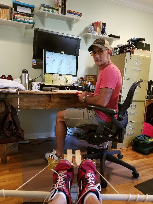 Homemade DIY Kayak Ergometer from Nordic Track ski machine – Dave The ...