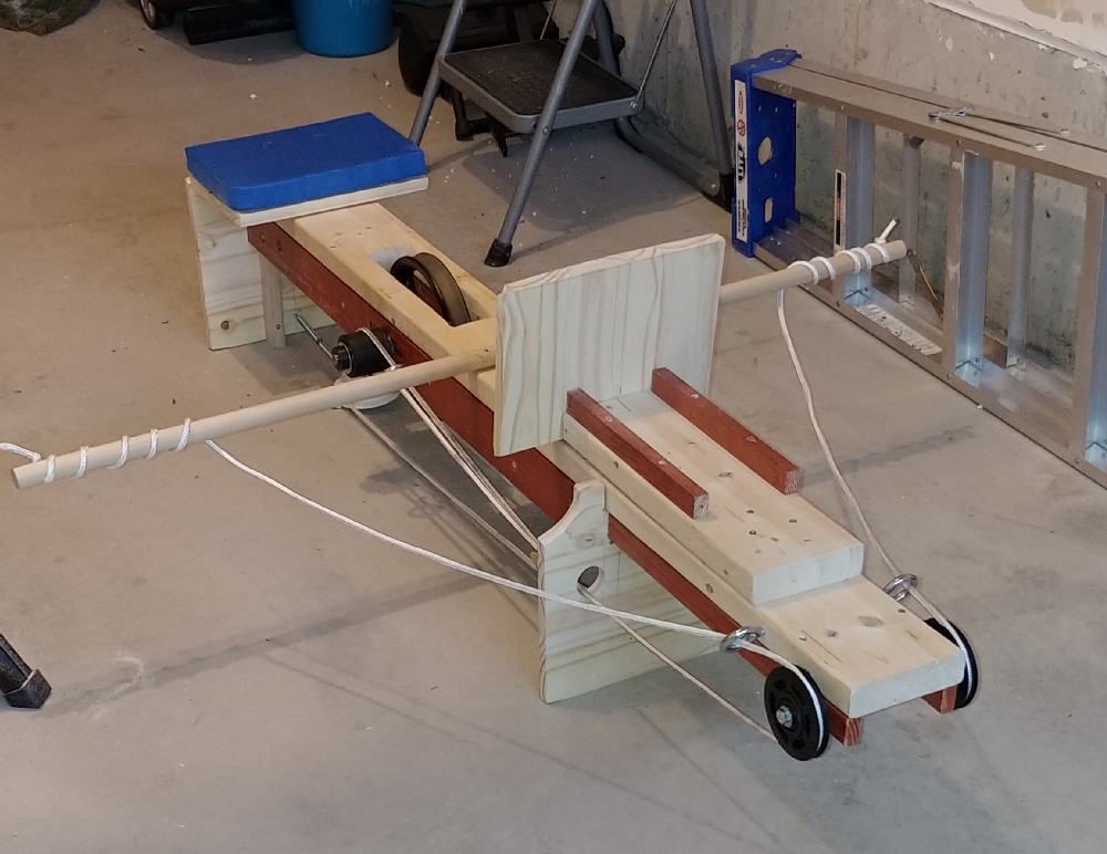 Another completed kayak ergometer conversion from a Nordic Track ski ...